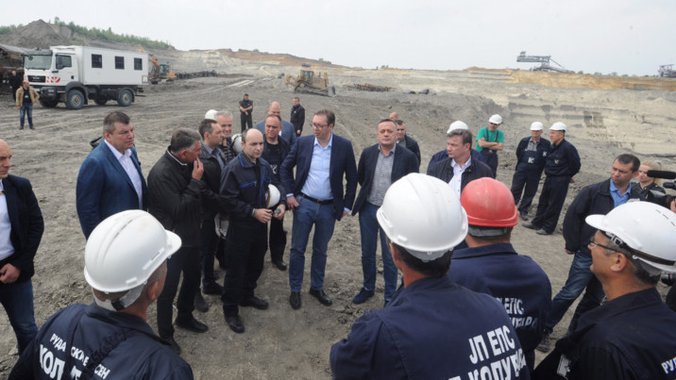 pink.rs | Vučić u rudniku Kolubara: Povećanje plata i penzija veće nego ...