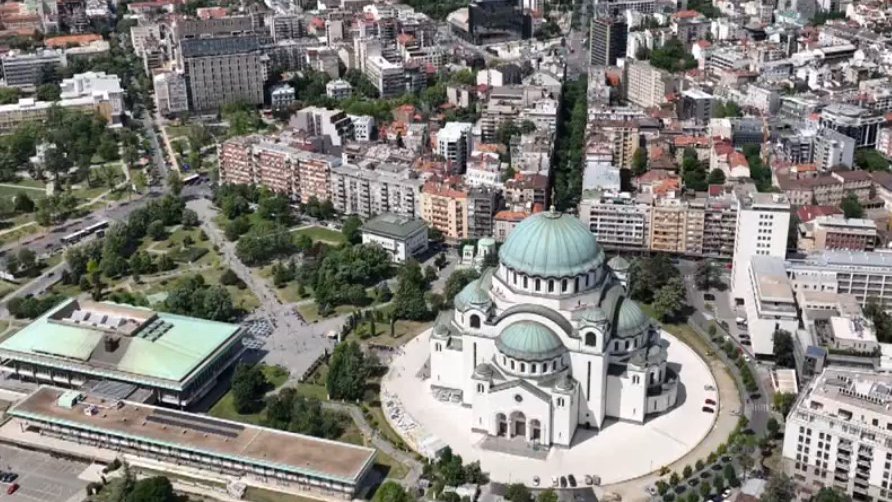JEDAN OD NAJPREPOZNATLJIVIJIH SIMBOLA BEOGRADA! Hram Svetog Save kao ...