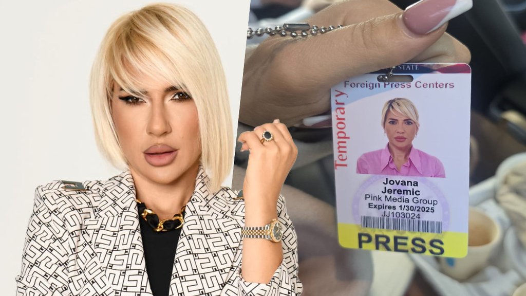 Voditeljka TV Pink dobila zvaničnu akreditaciju za izveštavanje sa ...