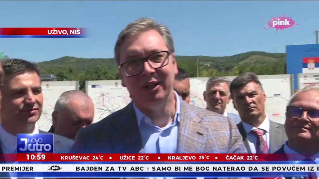 Vučić: EU za prugu Niš - Dimitrovgrad Srbiji poklonila 80 miliona evra | pink.rs
