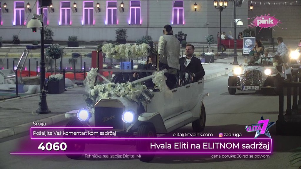 TRK NA PINK: Bora zajedno sa mladencima i svatovima krenuo na ceremoniju venčanja Stanislava i ...