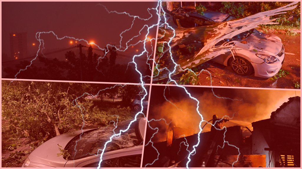 NEVREME ZAHVATILO BEOGRAD, PADA JAK PLJUSAK PRAĆEN GRMLJAVINOM ...