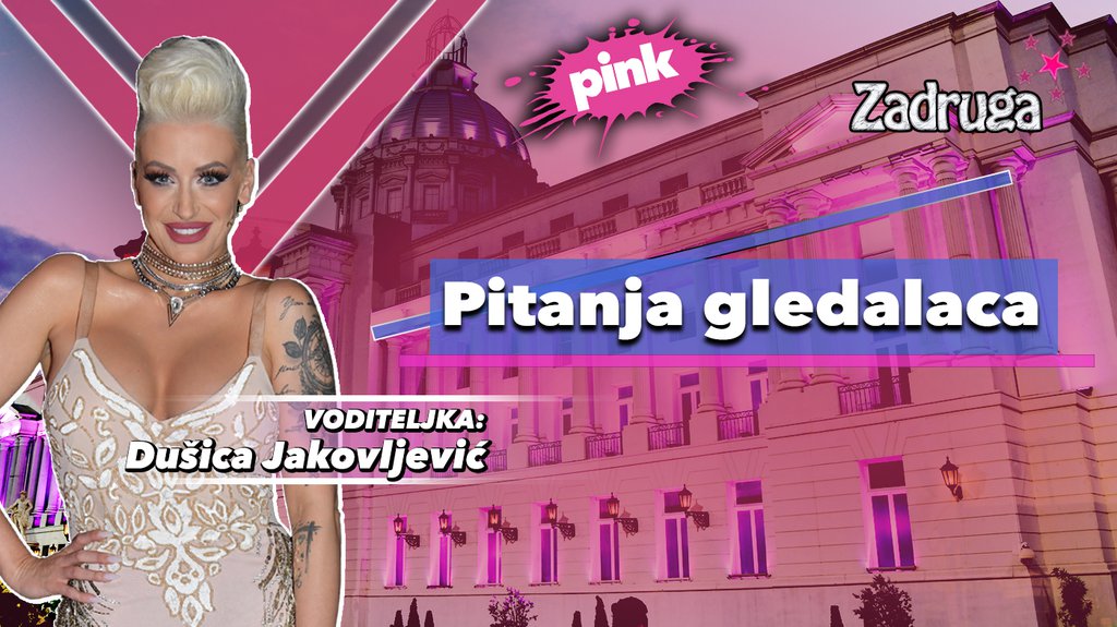SVI NA PINK! Upravo počinje emisija "Pitanja gledalaca"! Voditeljka Dušica Jakovljević spremna ...