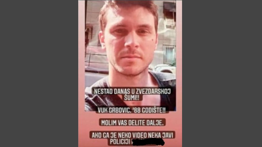 VUK (34) POSLEDNJI PUT VIĐEN U ZVEZDARSKOJ ŠUMI! Ukoliko neko vidi ... VUK (34) POSLEDNJI PUT VIĐEN U ZVEZDARSKOJ ŠUMI! Ukoliko neko vidi ...