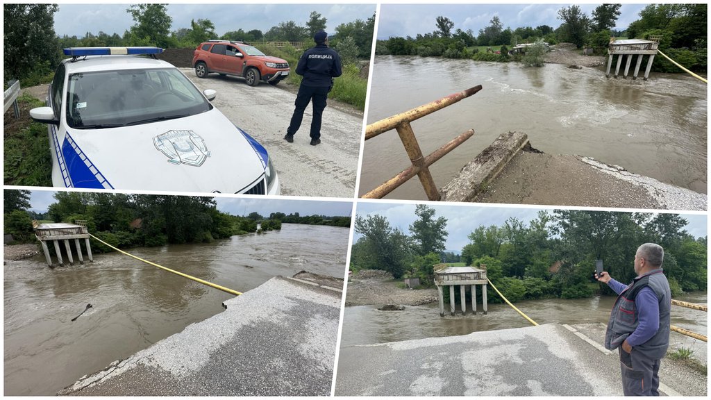 POLICIJA SPREČILA VELIKU TRAGEDIJU! Autobus PUN PUTNIKA umalo se obrušio u nabujalu Moravu koja ...