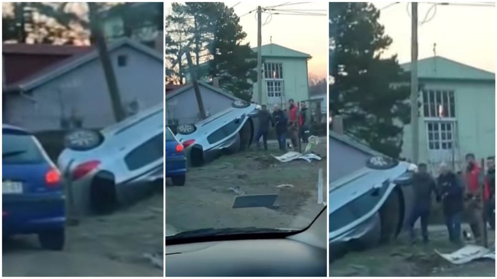 pink.rs | JEZIVA NESREĆA NA ULAZU U NOVI SAD: Automobil proklizao, isprevrtao se i ZAVRŠIO NA ...