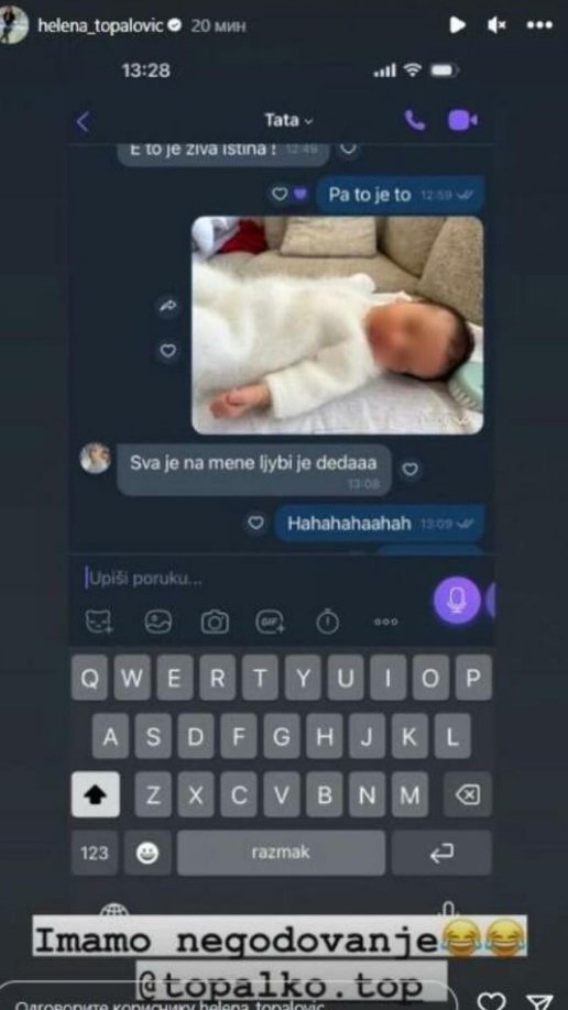 HELENA PRVI PUT POKAZALA MUŽA! Topalkova ćerka otvorila porodični album svog supruga, pa upitala ...