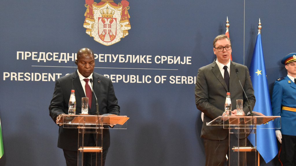 PREDSEDNIK CENTRALNOAFRIČKE REPUBLIKE U POSETI SRBIJI! Vučić: Verujem da u Evropi nema zemlje ...