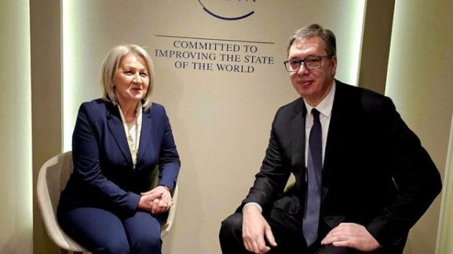 VUČIĆ U DAVOSU SA KRIŠTO: Razgovori o jačanju sveukupne saradnje dveju zemalja, evropskom putu ...