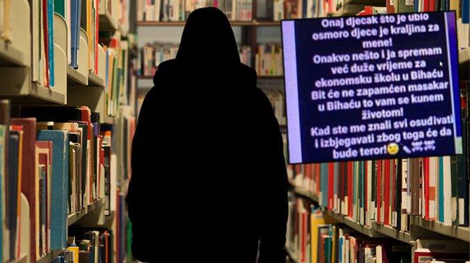 PRIVEDEN MLADIĆ KOJI JE PRETIO MASAKROM U BIHAĆU: Bivši učenik najavio da će ubiti učenike i ...