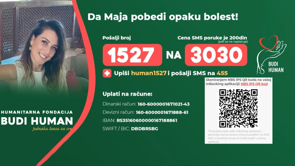 BUDIMO HUMANI - Maji je za nastavak lečenja neophodna i vaša pomoć: Ona ...