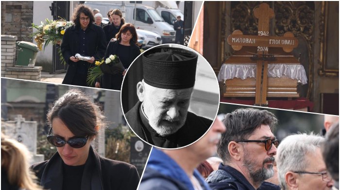 SAHRANJEN MILOVAN GLOGOVAC - Nebojšini sinovi nosili KRST I ŽITO ...