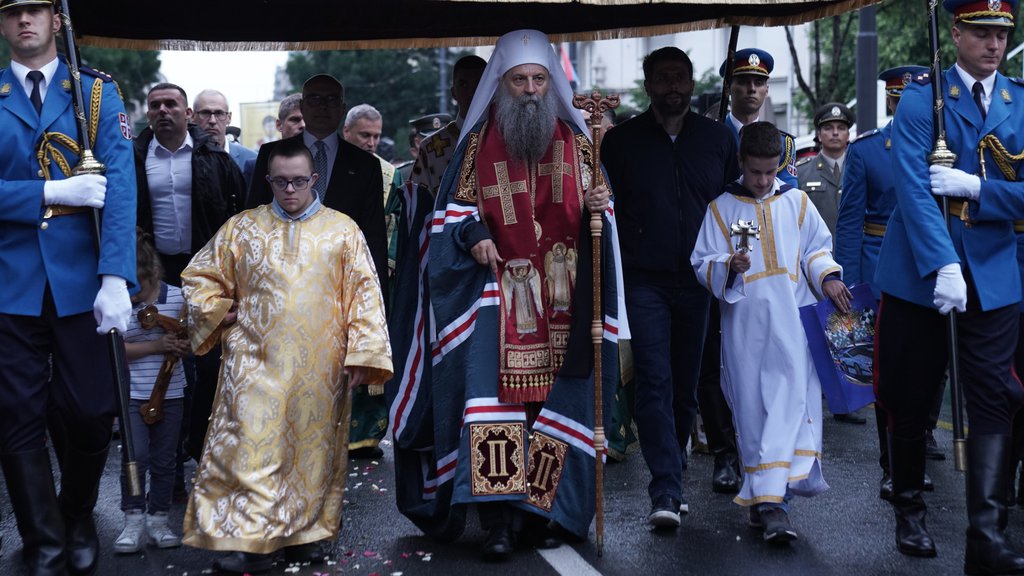BESEDA PATRIJARHA PORFIRIJA NA SPASOVDANSKOJ LITIJI: Strašne demonske oluje vitlaju svetom i na ...