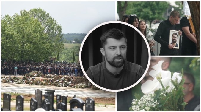 SAHRANJEN MIRKO RAŠIĆ! POTRESNE scene na groblju, majka jutjubera ...