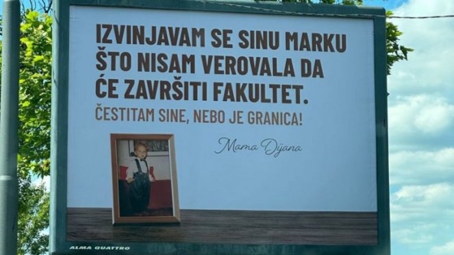 ŠTA STOJI IZA BILBORDA U BEOGRADU KOJI JE MAJKA POSVETILA SINU? Dan ...