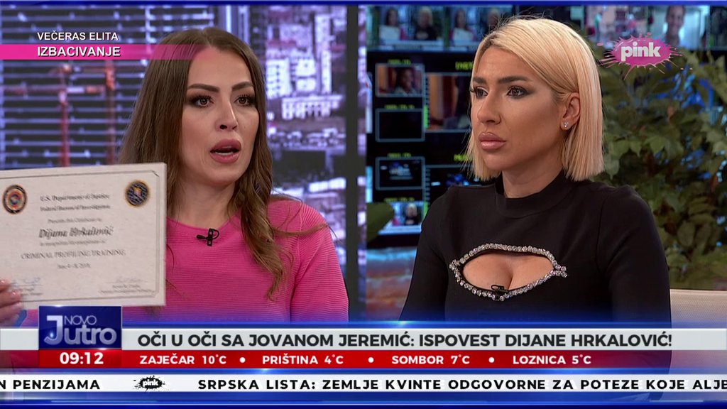 'MISLITE LI DA BI FBI OBUČAVAO NEKOGA KO JE KRIMINALAC?!' EKSKLUZIVNA ISPOVEST Dijane Hrkalović ...