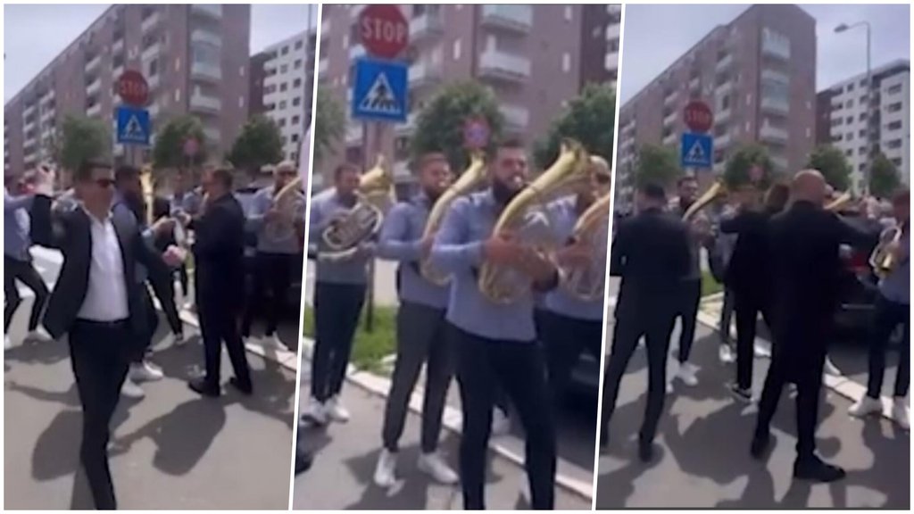 LETE PARE NA SVE STRANE! Sofra stigao ispred mladine kuće! Kiti trubače ...