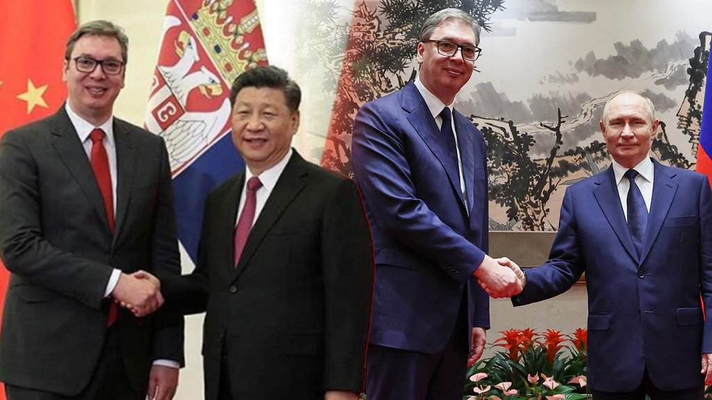 RAME UZ RAME SA PUTINOM I SIJEM: Ruše Vučića jer je lider kojeg Zapad ne može da kontroliše ...