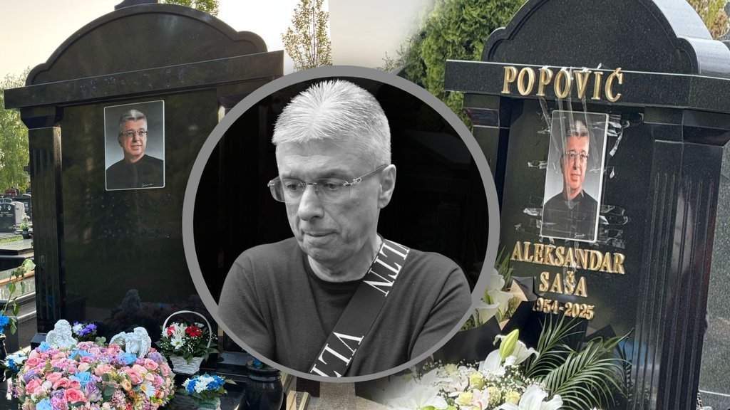 Šta se desilo sa spomenikom Saše Popovića: Čudna scena na groblju šokirala je mnoge (FOTO+VIDEO ...
