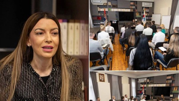 MINISTARKA MESAROVIĆ ODRŽALA PREDAVANJE NA AKADEMIJI MLADIH LIDERA: Oni ...