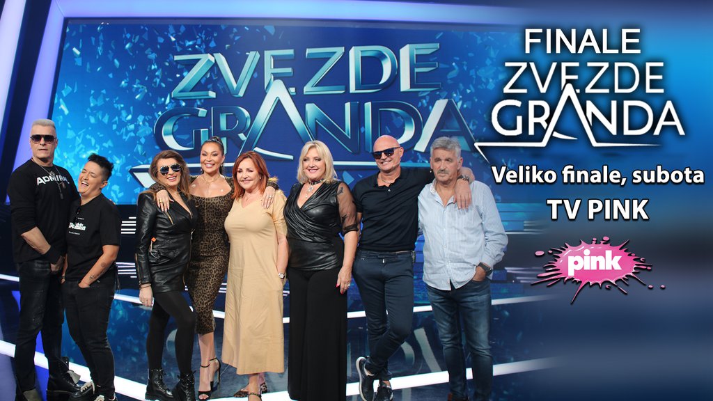 CELA SRBIJA I REGION U SUBOTU GLEDAĆE TV PINK! Spremite se za veliko finale Zvezda Granda! Evo ...