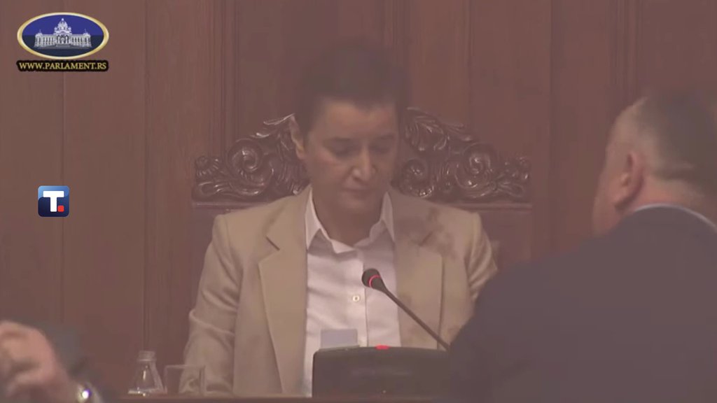 ANA BRNABIĆ U SUZAMA! Parlament nastavlja rad, predsednica Narodne ...