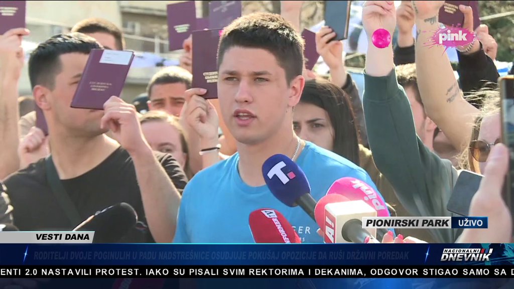 'DANAS ĆE NAS PRIMITI PREDSEDNIK VUČIĆ' Pavlović za Pink: Rektorski ...