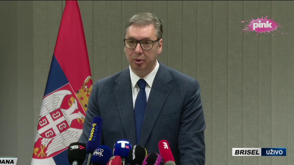 ZADOVOLJAN SAM SASTANKOM U BRISELU! Predsednik Vučić: Ključna tema je bila strateški putu Srbije ...