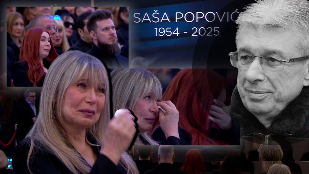 DA SRCE PREPUKNE! Udovica i ćerka Saše Popovića ne prestaju da grcaju u suzama na komemoraciji ...